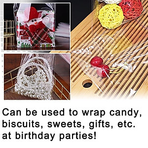 LonlyEagle 200 Pcs 5-1/2'' x 7-1/2'' Self Sealing Cellophane Bags，Clear Cellophane Cello Bags，Fit 5 X 7 Inch Cards Photos，A6 A7 Envelopes Candy，Self Adhesive for Packaging Gifts,Cookies