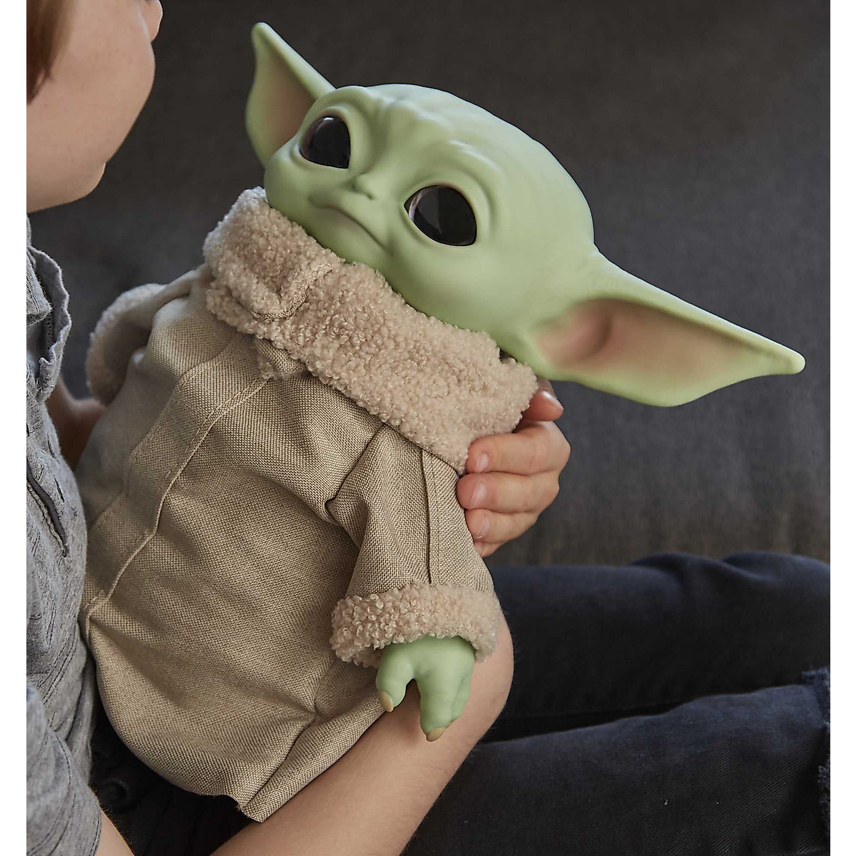 Mattel Star Wars Grogu Plush Toy, Character Figure with Soft Body. Inspired by Star Wars The Mandalorian, 11-inch