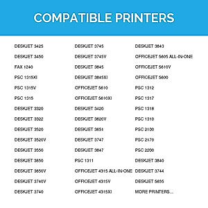 LD Products Remanufactured Ink Cartridge Printer Replacement for HP 27 C8727AN (Black)