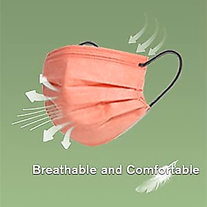 DR.MOXA 50PCS Kids Face Masks 3 Ply Breathable Kids Masks Disposable with Earloop for Boys Girls Outdoor School