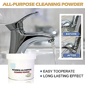 Powerful Kitchen All-Purpose Powder Cleaner,Household Multifunctional Strong Cleaning Agent,Kitchen Foam Cleaner,Stubborn Stains Cleaner,Foam Rust Remover Kitchen All-Purpose Cleaning Powder (1Pcs)