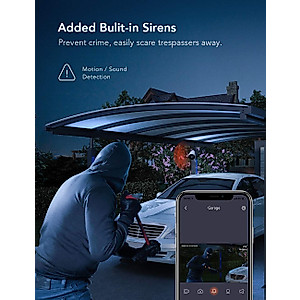 nooie Outdoor Security Camera Baby Monitor with Camera