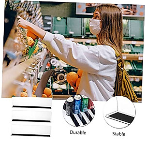 PRETYZOOM 5pcs Shelf Baffle Store Goods Separator Shelf Divider Classification Baffles Shelf Spacers Snacks Divider Supermarket Organization Racks Store Storage Racks Shelves Magnetic Stripe