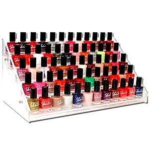 Nail Polish Orgenizer Acrylic 5 Step Counter Display Nail Polish Orgenizer