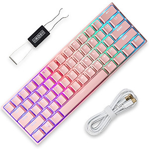 Koi Co (Koi61) Hot Swappable Keyboard - 60 Percent Hot Swap Keyboard - 5 pin Hotswap Keyboard- DIY Custom Keyboard - 60 Percent Keyboard - RGB Mechanical Keyboard - Keyboard PCB