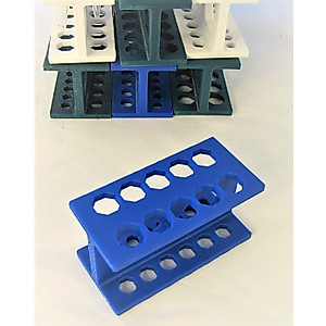 Mini Rack for Microcentrifuge Tubes, Micro Stand, Centrifuge Tube Holder. Fit 1.5 0.5 0.2 ml Tubes & PCR Strip (1)