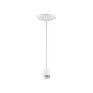 Westinghouse Lighting White 7028600 Single-Light Mini-Pendant Kit Finish