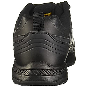 Skechers Men's Dighton Athletic Work Food Service Shoe, Black, 9.5 Wide