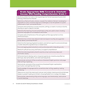 Scholastic Success with Reading Comprehension Grade 5 Workbook