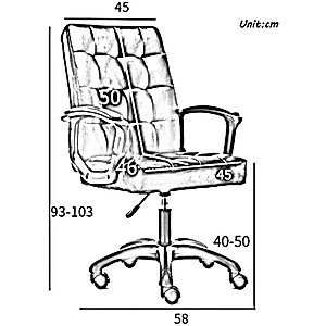 SHAWLA Chairs Mid-Back Flannel Adjustable Computer Office Desk Chair Lifting Study Chair (Color:Black)