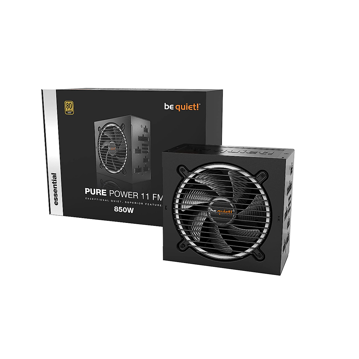 be quiet! Pure Performance Power 11 FM 850W ATX Quiet Performance Power Supply | 80 Plus Gold Efficiency | BN675