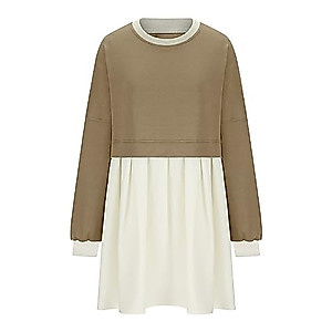 jxsoyen My Orders Placed Oversized Sweatshirt for Women Crewneck Mini Dress Long Sleeve Pullover Tops Relaxed Fit Sweatshirts Trendy Outfits Gifts Cards ropa en ofertas de liquidacion mujer