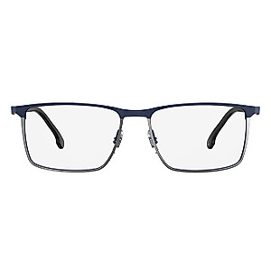 Carrera Men's 8831 Rectangular Prescription Eyewear Frames, Blue, 55mm, 18mm