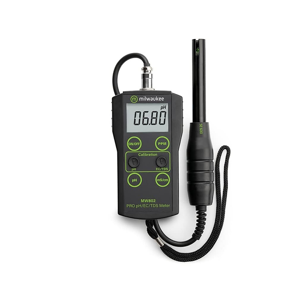 pH/EC/TDS Combo; Scale pH & mS/cm & ppm