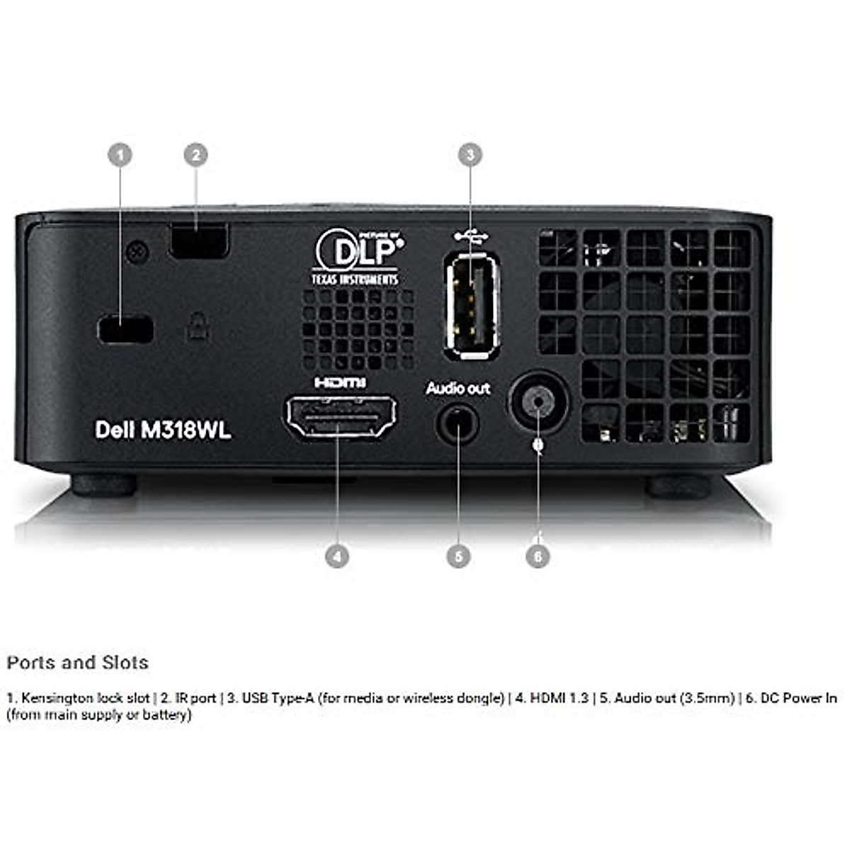 Dell M318WL Mobile Projector: Portable WXGA Brilliance