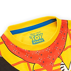 Disney Boys' Pajamas 2 Pack Toy Story Woody and Buzz Multicolored 4