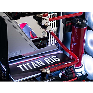 EKWB EK-HD PETG Tube, 10/12mm, 500mm, Clear, 4-pack