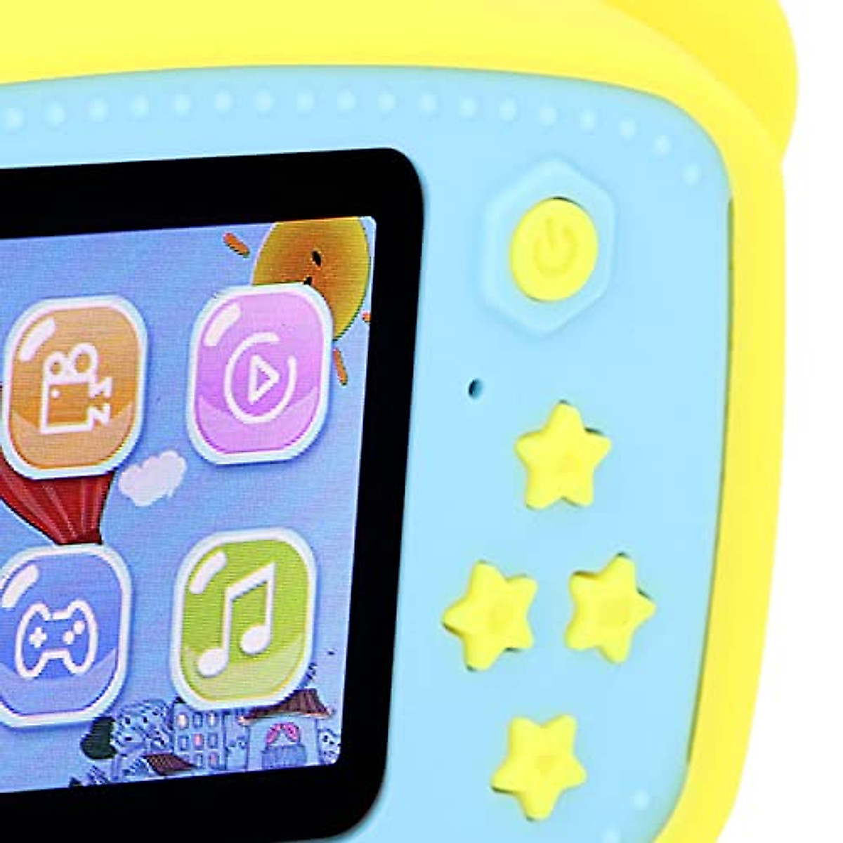 Children Camera, Digital Portable Rechargeable 2 Inch Display Kid Video Camera Birthday Gift for Outdoor Activity for Home Travel(Yellow)