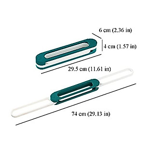 CARURLIFF Wall Mounted Shoe Rack Organizer for Bathroom, Over the Door 3 in 1 Foldable Slipper Rack (Grey)