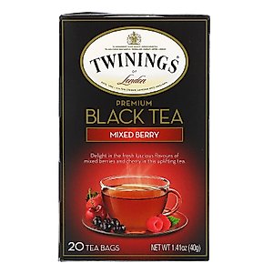 Twinings Premium Mixed Berry Black Tea, 20 Count