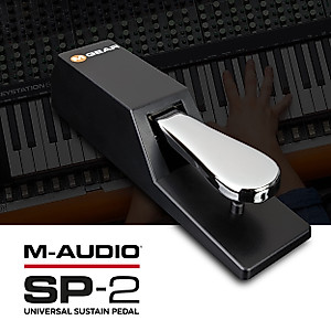 M-Audio SP-2 - Universal Sustain Pedal with Piano Style Action For MIDI Keyboards, Digital Pianos & More