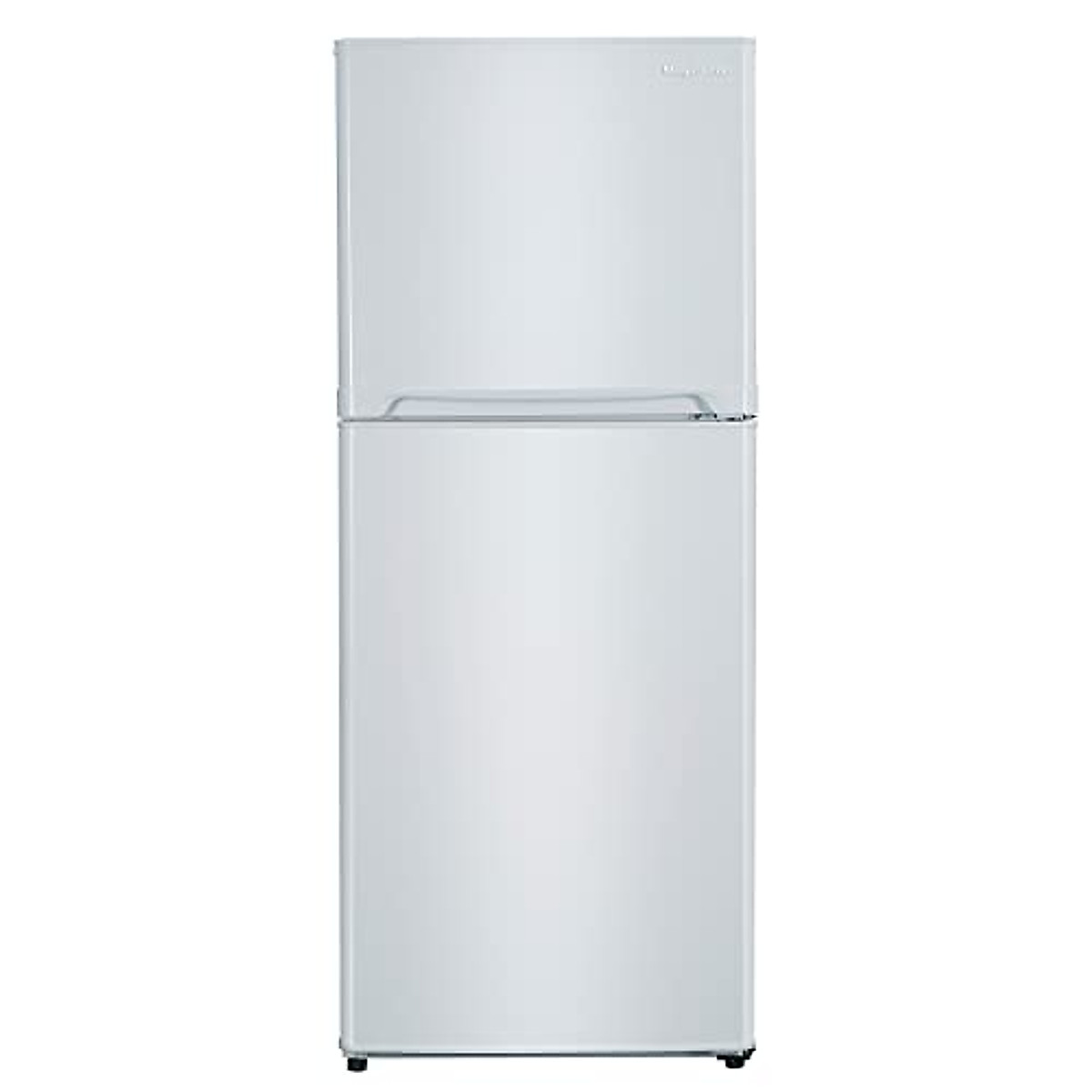 Magic Cool MCR10WI Apartment Refrigerator Freestanding Slim Design Full Fridge with Top Freezer for Condo, House, Small Kitchen Use, White