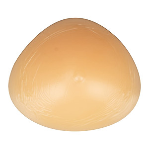 Prosthetic Breast, Artificial Symmetrical Breast Form, Bra Pad Inserts Soft Silicone Triangular Shaped Concave Bottom Prosthetic Breast for Post Mastectomy (Type 1)