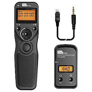 Pixel Wireless Shutter Release Cable Timer Remote Control TW-283 UC1 Compatible for Olympus Cameras