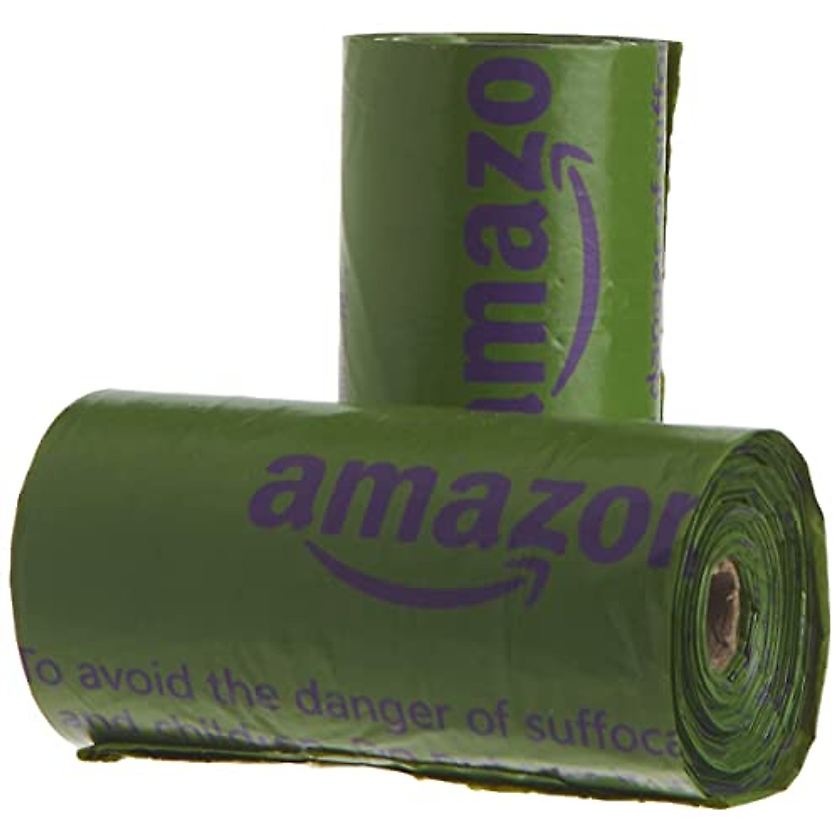 Amazon Basics Dog Poop Bags With Dispenser and Leash Clip, Lavender Scented, 270 Count, 18 Pack of 15, 13 Inch x 9 Inch