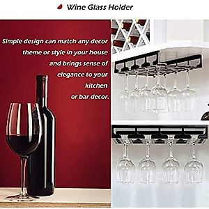 Household Wine Glass Rack, Wine Cabinet Goblet Rack, Wine Glass Rack, Wine Rack Hanging Rack 2 Packs
