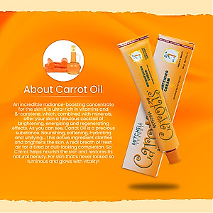 CAROTÏS, Skin Brightening Cream | 1.7 Fl oz / 50 g | Helps to Remove Pigments on: Face, Knees, Body, Armpit, and Private Areas | Brightening Gel with Carrot Oil, Alpha Arbutin, Shea Butter