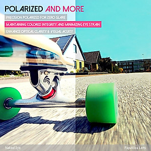 PapaViva Replacement Lenses for Oakley Scalpel OO9095/Scalpel Asian Fit OO9134 Sunglass Pro+ Ice Blue Polarized