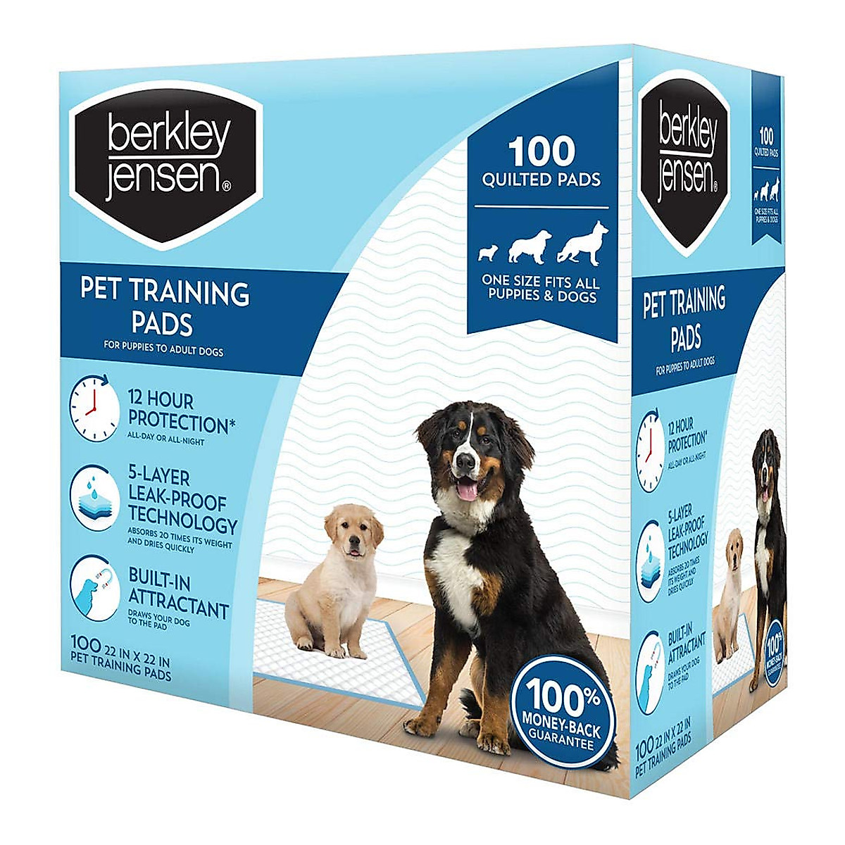 Berkley and Jensen Pet Training Pads, 100 ct.