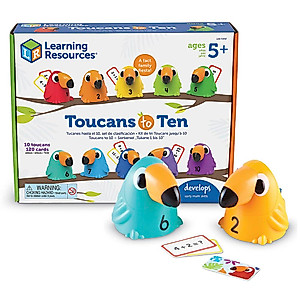 Learning Resources Toucans to 10 Sorting Set, Counting & Sorting, Early Math Skills Toy, Ages 5+