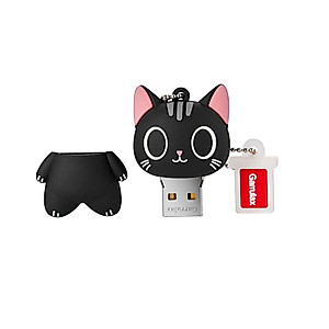 GARRULAX USB Flash Drive, 8GB / 16GB / 32GB / 64GB USB2.0 Cute Shape USB Memory Stick Date Storage Pendrive Thumb Drives Gift(64GB,Big Eye Cat)