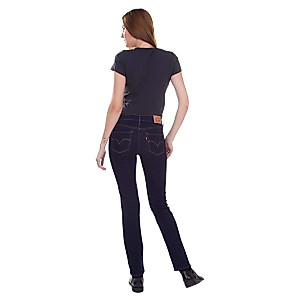 Levi's Women's 314 Shaping Straight Jeans, Darkest Sky - Dark Indigo, 31