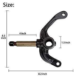 10L0L Drivers Side Spindle Assembly for EZGO RXV 2008-up Electric & Gas Golf Cart, OEM# 601413 607413