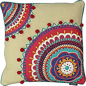 Mod Lifestyles PIFA1500-025 Decorative Pillow, 20" X 20, Multi