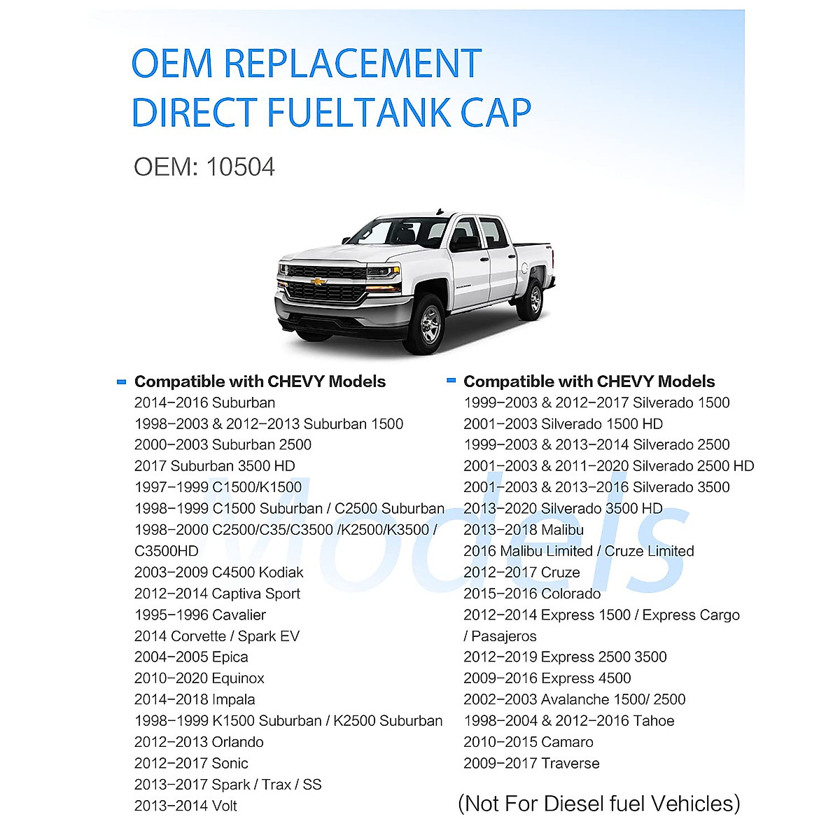 Locking Gas Cap,Lock Fuel Cap Replace10504 for Toyota 4Runner Camry Tundra Acura Tacoma Chevrolet Silverado Cruze Express Malibu Rav4 Honda CRV Nissan Altima GMC Mazda Infiniti Isuzu FJ Cruiser More