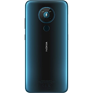 Nokia 5.3 Fully Unlocked Smartphone with 6.55" HD+ Screen, AI-Powered Quad Camera and Android 10, Cyan, 2020 (AT&T/T-Mobile/Cricket/Tracfone/Simple Mobile)