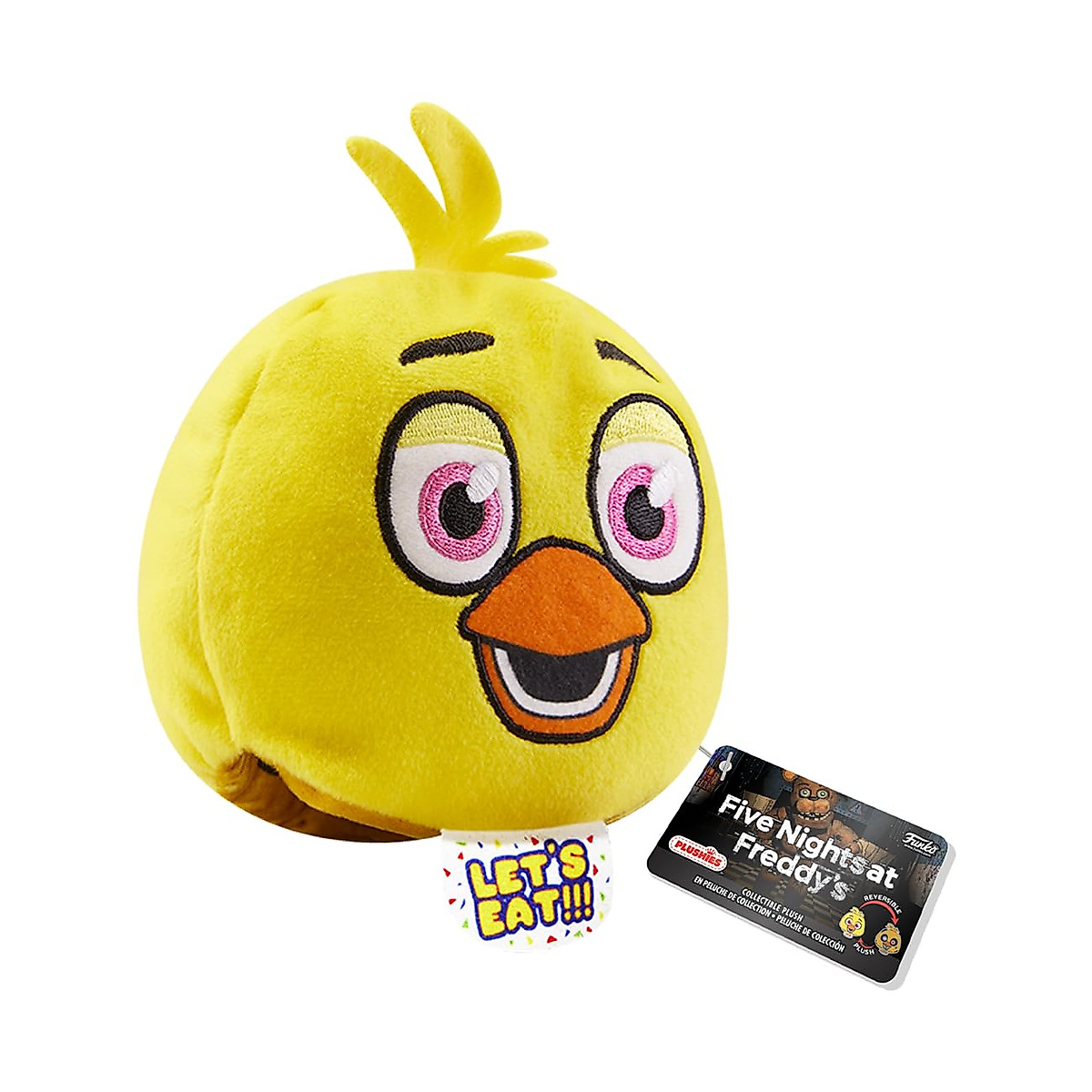 Funko Plush: Five Nights at Freddy's (FNAF) Reversible Heads - 4" Chica The Chicken - Collectable Soft Plush - Birthday Gift Idea - Official Merchandise