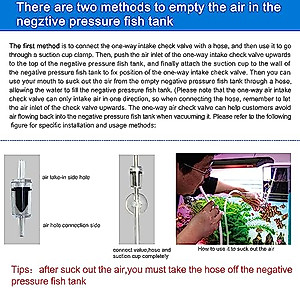 Negative Pressure Aquarium Fish Tank Water replenishers Refill Maintenance