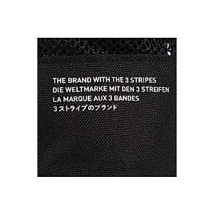 adidas Hydration Crossbody Water Bottle Sling Bag, Black/White, One Size