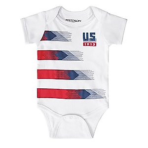 Postobon Newborn Baby US Unique Soccer Bodusuits Onesies, White, 0-6 mos…