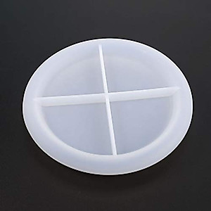 Mold Mug Pad Tray Resin Casting Mold Plaster Soap Casting Epoxy Mould DIY Craft Dish Cup Mat Plate Silicone Mold Christmas Moulds