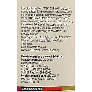 Nekton Breed-Star Breeding Supplement for Birds 140g / 4.94oz