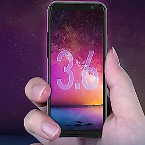 3.5in Mini Unlocked 4G Smartphone Small Old Mobile Phone Dual Cards Dual Standby for Cell Phone for Students, Endurance,Face Recognition,Fingerprint (Black)