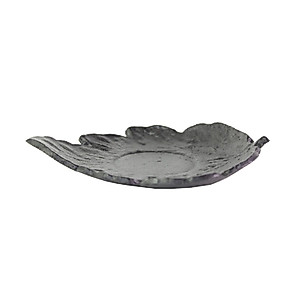 1 Black Leaf Teacup Saucer + 1 Black Polka Dot Hobnail Japanese Cast Iron Tea Cup Teacup(G15369,G15381) ~ We Pay Your Sales Tax