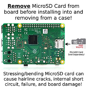 LoveRPi Raspberry Pi 3 B+ Computer with Heatsinks