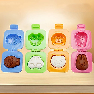 6 Pcs/Set Cartoon Cute Boiled Eggs Sushi Rice Pan Cooking DIY Tools Kitchen Accessories for Kids